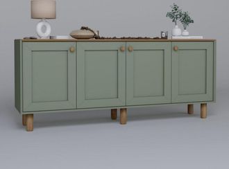 Habitat et Jardin Buffet en bois Bohem - 180 x 40 x 75 cm - Vert