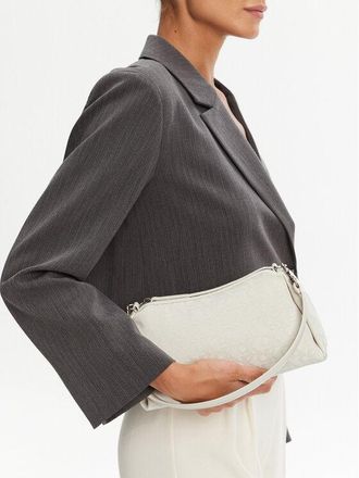 Calvin Klein Jeans Handtasche Ckj Monogram Drop Sm Shoulder Ba LV04K3142G Creme