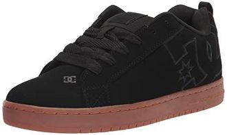 DC Dc Shoes Court Graffik Baskets pour Homme, Noires, Taille 50 UE, Black Gum, 50 EU