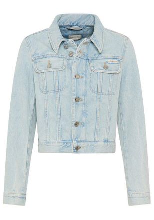 Calvin Klein Jeans Jeansjacke CROP 90S schmale, kurze Passform, used-washed