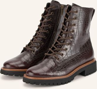 Paul Green Schn&uuml;rboots braun