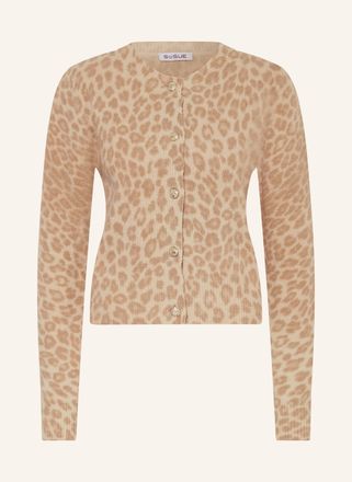 SoSUE Sosue Strickjacke Aus Merinowolle beige