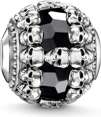 Thomas Sabo Thomas Sabo Unisex Bead Totenkopf Karma Beads 925 Sterling Silber K0241-698-11