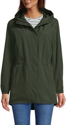 Lands End Wasserdichte Regenjacke mit Packfach, Damen, Gr&ouml;&szlig;e:40-42 regular, Gr&uuml;n, Polyester, by Lands End