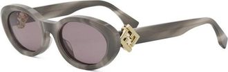 Fendi Diamonds Fe40140U 20Y Sonnenbrille - - Accessories - unisex - Grau - 53 MM