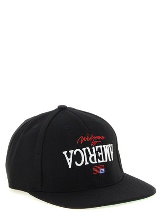 Willy Chavarria Embroidered Logo Baseball Cap - Black
