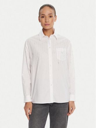 Liu Jo Hemd UF5240 T039A Wei&szlig; Regular Fit