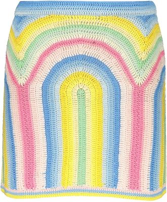 Casablanca Femme, Jupes, Multicolore, Taille: 38 FR Crochet Knit Skirt