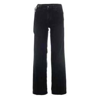 Liu Jo Flared Jeans mit G&uuml;rtel - - Jeans - Damen - Schwarzk - W27