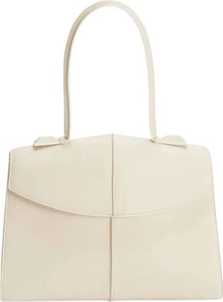 Jil Sander Femme, Sacs, Beige, Taille: ONE Size Linea Sac port&eacute; main moyen