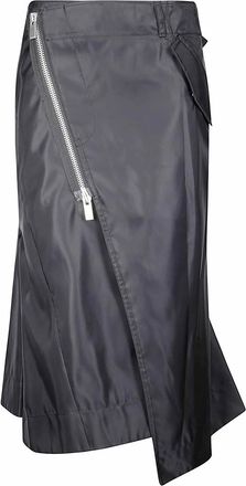 sacai Jupe Midi - Noir