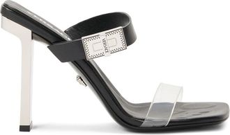 Versace Sandalen aus Leder - Schwarz