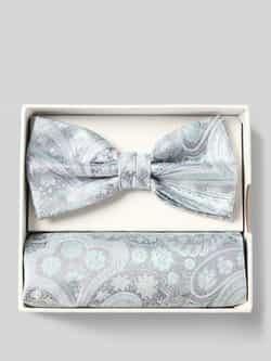 Prince Bowtie Fliege und Einstecktuch im Set aus reiner Seide