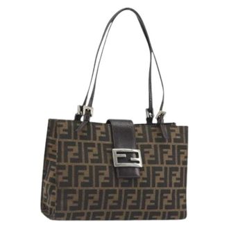 Fendi Pre-owned Zucca Canvas Tote Bag - - Pre-owned - Damen - Braun - ONE SIZE