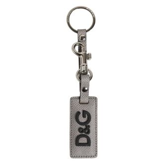 Dolce & Gabbana Homme, Accessoires, Gris, Taille: ONE Size Magnifique porte-cl&eacute;s
