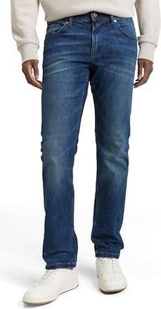 Tom Tailor Denim TOM TAILOR Denim 20622022 Aeden Straight, Jean Homme, 10281 - Denim Délavé Moyen, 30W / 32L