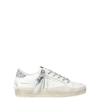 Crime London Femme, Chaussures, Blanc, Taille: 39 EU Sk8 Deluxe Always Shining