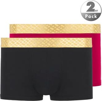 HUGO BOSS Herren Trunks rot Baumwolle & Mix unifarben