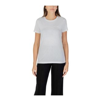 A|X Armani Exchange Schickes Bedrucktes Rundhals-T-Shirt - - Tops - Damen - Wei&szlig; - XS