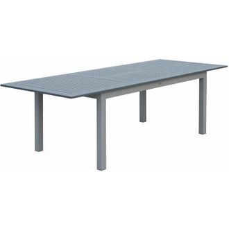 Sweeek Gartentisch ausziehbar 175/245cm Aluminium - Chicago