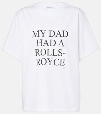 Victoria Beckham T-shirt Slogan en coton