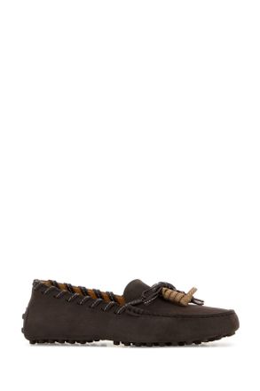 Tod's Womens Gommino Loafer Brown Leather