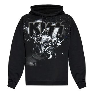 Dsquared2 Kiss Relax Fit Hoodie - - Sweatshirts & Hoodies - Herren - Schwarzk - 2XL