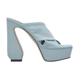 Sergio Rossi Denim Absatzmules - - Shoes - Damen - Blau - 37 EU