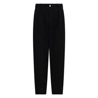 Emporio Armani Polyester Technische Stoffhose mit Taschen - - Trousers - Herren - Schwarzk - M