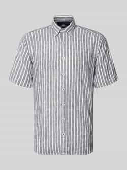 Fynch-Hatton Regular Fit Freizeithemd mit Button-Down-Kragen
