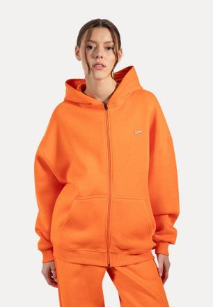 Smilodox Hoodie Lyanna, Oversize Zip Kapuzenpullover mit Rei&szlig;verschluss, Flauschig Sweatshirt K&auml;ngurutasche Pulli Sweater warm bequem Streetstyle Alltag