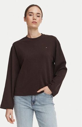 Tommy Hilfiger Bluse WW0WW51740 Braun Relaxed Fit
