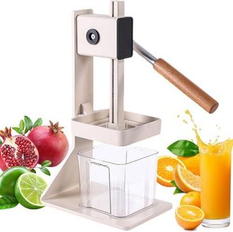 Generic Presse-Agrumes Manuel, Presse Fruits en Aluminium Heavy Duty, Extraction Rapide de Jus 3s, Filtre Amovible, Base Antid&eacute;rapante, Facile &agrave; Nettoyer pour