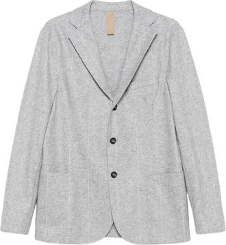 Eleventy Sakko mit Nadelstreifen - Grau