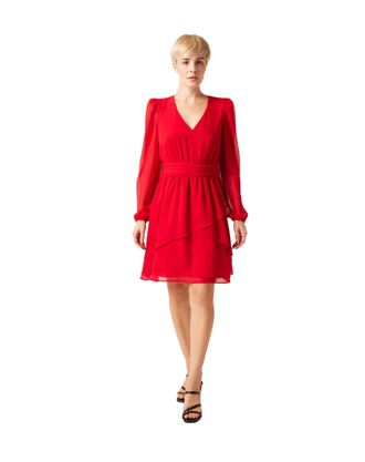 Nafnaf Damen Katy R1 Robe, Iconic Red, 34