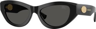 Burberry Lunettes de soleil oeil-de-chat - Femme - Accessoires - Noir - Taille: 53 MM