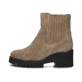 Gabor Taupe Wildleder Chelsea Boots - - Shoes - Damen - Beige - 39 EU