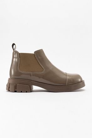 Prologue Cafune Lackleder Plateaustiefel