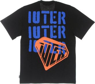 Iuter Iuter, Homme, Tops, Noir, Taille: XL Stencil Tee