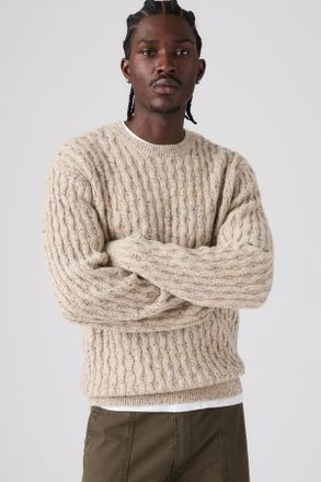 Levi's Presidio Crewneck Sweater - Homme - Beige / Neps Brindle - 2XL