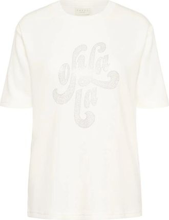 Kaffe Curve Femme, Tops, Blanc, Taille: 44 FR T-Chemises