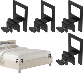 Generico Matratzenauflagen f&uuml;r Metallbettgestell, rutschfester Matratzen-BH, 4 robuste Pads f&uuml;r Studenten mit leichtem Schlaf und &auml;lteren Menschen