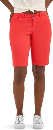 Lee Damen Legendary 9 Chino Bermuda Short Bermudas, Sunset red, 46