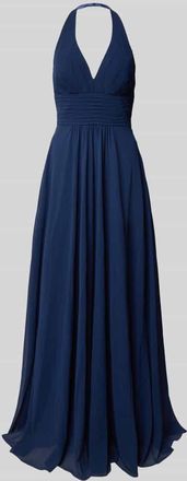 Mascara Neckholder-Maxikleid mit V-Ausschnitt