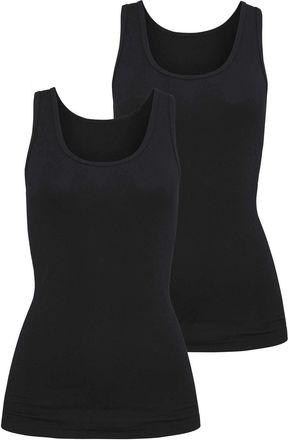 H.I.S Damen Unterhemd aus Baumwoll-Stretch im Multipack