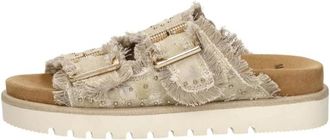 Mustang Femme, Chaussures, Beige, Taille: 38 EU Tongs Ouverts Ado