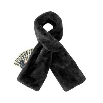 Generic &Eacute;charpe &agrave; enfiler, cache-cou chaud et moelleux avec fonction anti-vol - &Eacute;charpe avec poche zipp&eacute;e anti-vol - Pour hommes plus &acirc;g&eacute;s et gar&ccedil;ons - Robe d