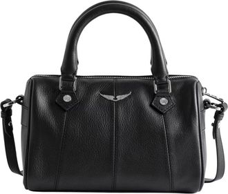 Zadig&Voltaire Femme, Sacs, Noir, Taille: ONE Size XS Sunny Vibe Cuir Grain&eacute;