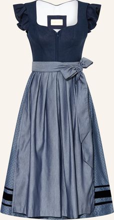 Alpenherz Alpenherz Leinendirndl Marie blau