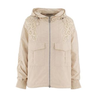 Ermanno Scervino Damen, Jacken, Beige, 3XSGr&ouml;&szlig;e